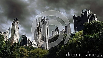 Destructed City Stock Image - Image: 23418531