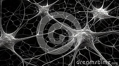Detailed Apical Dendrite Structure Of Cortical Pyramidal Neuron Stock ...