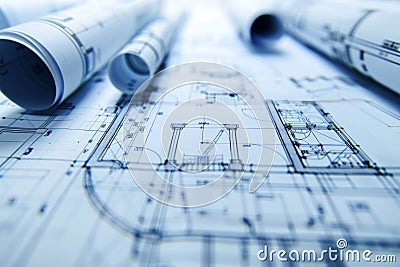 Precision Blueprint Design Royalty-Free Stock Image | CartoonDealer.com ...