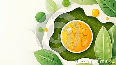 Detailed Illustration Of Chlorophyll Molecules In Plant Cell Diagram ...
