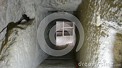 Details of the Interior Passages of the Bent Pyramid of King Sneferu, a ...