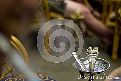 Details Of A Nargileh Or Hookah Royalty-Free Stock Photo ...