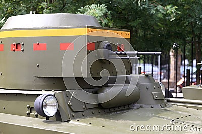 Details Of Turret Of The Tank Royalty-Free Stock Photography ...