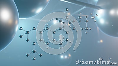 Deutetrabenazine Molecular Structure, 3d Model Molecule, Vesicular ...