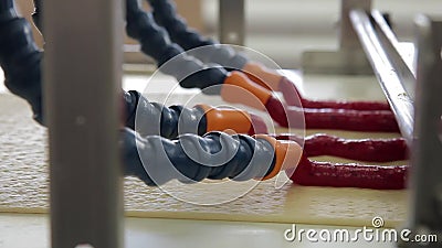 Device for Laying Jam on Dough Layer, Four Pipes Exactly Pouring Stock ...