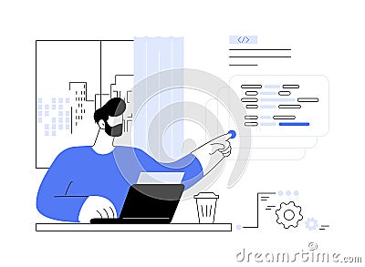 DevOps Engineering Abstract Concept Vector Illustration ...