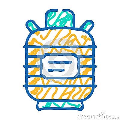 Dewar Vessel Laboratory Tool Icon Doodle Illustration Royalty-Free ...