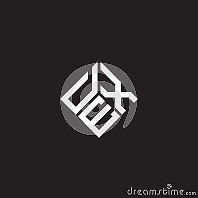 DEX Letter Logo Design On Black Background. DEX Creative Initials ...