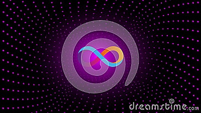 Dfinity Internet Computer ICP Token Symbol Cryptocurrency In The Center ...