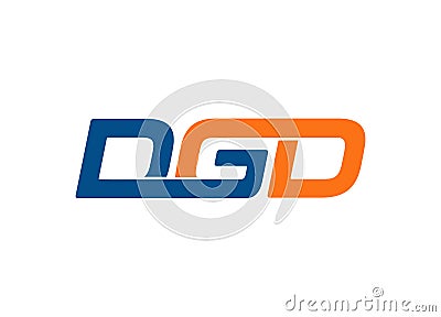 DGD Letter Logo Design Vector | CartoonDealer.com #197209719