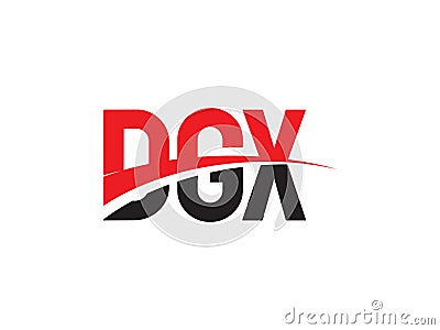 DGX Letter Initial Logo Design Vector Illustration | CartoonDealer.com ...