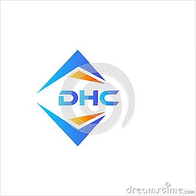 DHC Abstract Technology Logo Design On White Background. DHC Creative ...