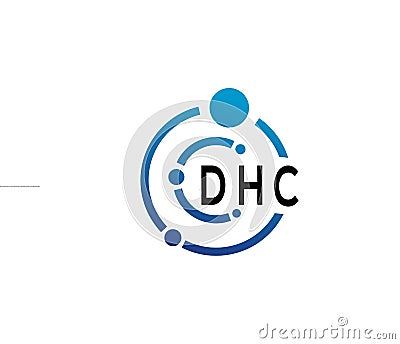 DHC Letter Logo Design On White Background. DHC Creative Initials ...