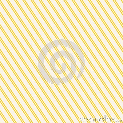 Diagonal Stripes Seamless Pattern. Subtle Vector Yellow Slanted Lines ...