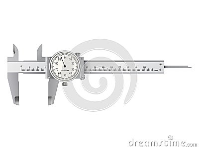 Vernier Caliper Cartoon Vector | CartoonDealer.com #251001419