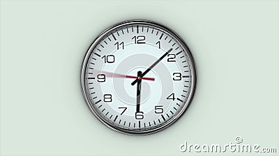 The Big Clock Rotates Quickly Stock Video - Video of loop, clock: 148992835