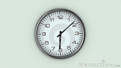 The Big Clock Rotates Quickly Stock Video - Video of arrow, midday ...