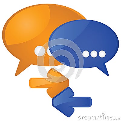 Dialogue Cartoon Vector | CartoonDealer.com #20876511