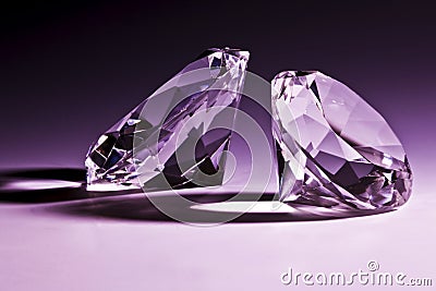 Diamonds Close-up with Blue Ray Stock Image - Image of crystal, fashion ...