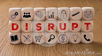 Disrupt stock image. Image of innovate, breakthrough - 75280669