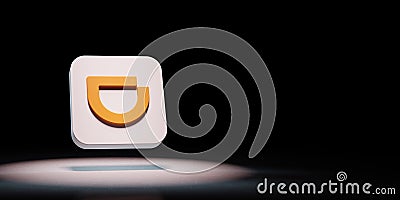Didi App Icon Spotlighted On Black Background Editorial Photo ...