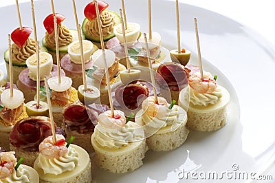 Different Sort Of Canape Royalty Free Stock Image - Image: 16672676