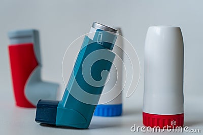 Different Types Of Asthma Inhalers Royalty-Free Stock Photo ...