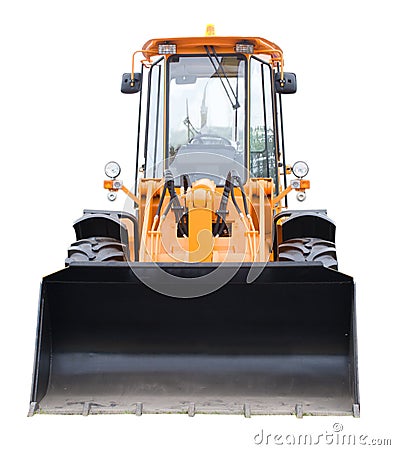 Digger Front View Royalty Free Stock Photos - Image: 7020968