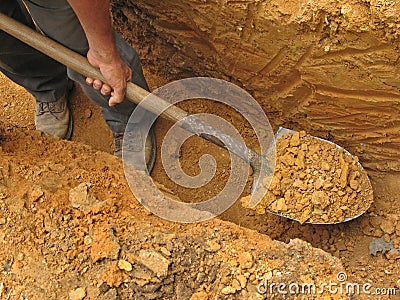 Digging A Trench Stock Photos - Image: 6593303