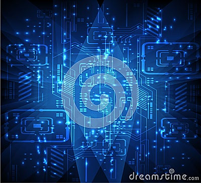 Digital Abstract. Vector Background. Royalty Free Stock Photo - Image ...