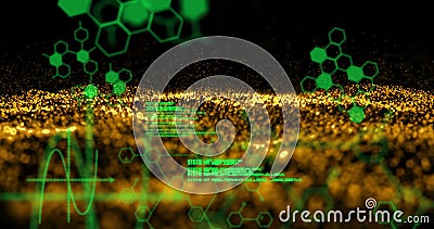 Digital Animation of Data Processing and Molecular Structures Against ...