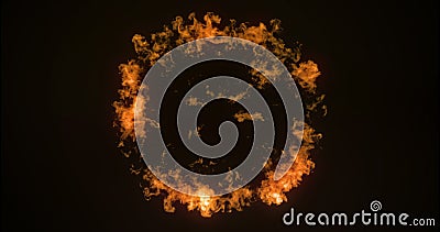 Digital Animation of Fire Burst Exploding 4k Stock Video - Video of ...