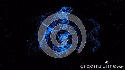 Digital Animation of the Internet Explorer Icon Decaying into ...
