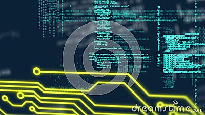 Digital Animation of Microprocessor Connections Over Data Processing ...