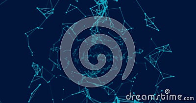 Networks Blue Rising stock video. Video of forecasting - 44824817