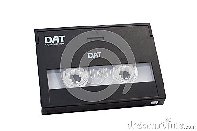 Digital Audio Tape DAT With Path Included. Royalty-Free Stock Photo ...