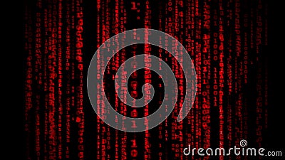Matrix Dropping Code. Virus Danger. Interesting Background Sci-fi ...