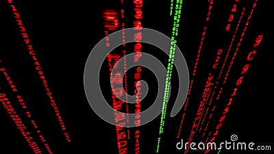 Matrix Dropping Code. Virus Danger. Interesting Background Sci-fi . Hacking System Screen. Stock ...