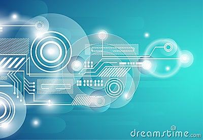 Digital Blue Abstract Background Stock Image | CartoonDealer.com #28141285