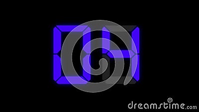 Digital Clock 10 Seconds Countdown Timer Animation Motion Graphics Stock Video - Video of ...