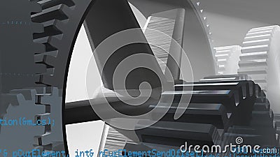 Cogs and Gears Spinning Animation Stock Footage - Video of abstract ...