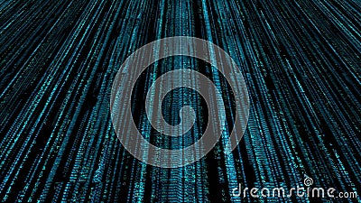 Digital Computer Code Data Matrix Stock Footage - Video of networking ...