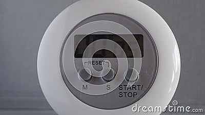 Countdown timer device stock video. Video of hour, second - 196636133