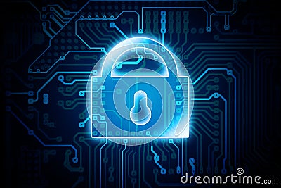 Digital Encryption Lock Stock Images - Image: 36703214