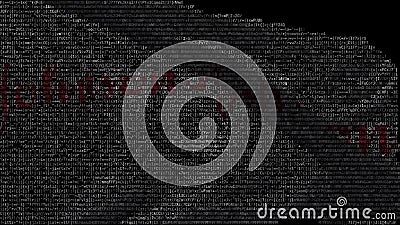 Digital Flag with Johnson and Johnson Logo on the Screen. Editorial ...