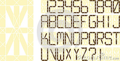 Digital Font Royalty Free Stock Photos - Image: 38204328