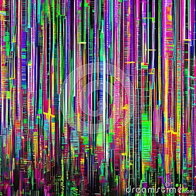 390 Digital Glitch: A Glitchy And Digital-inspired Background Featuring ...
