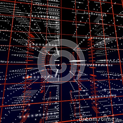 Digital Halo Matrix Royalty-Free Stock Photo | CartoonDealer.com #9614007