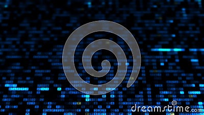 Digital Hexadecimal Background. Big Data Digital Code. Futuristic Information Technology Concept ...