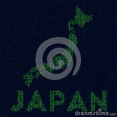 Digital Japan Logo. Vector Illustration | CartoonDealer.com #174438544